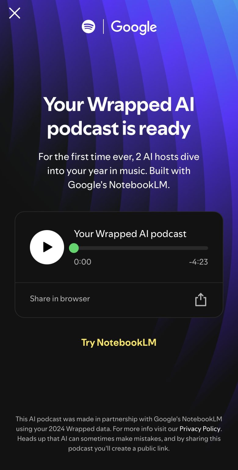 How to access Spotify Wrapped as new feature includes 'AI podcast' of ...