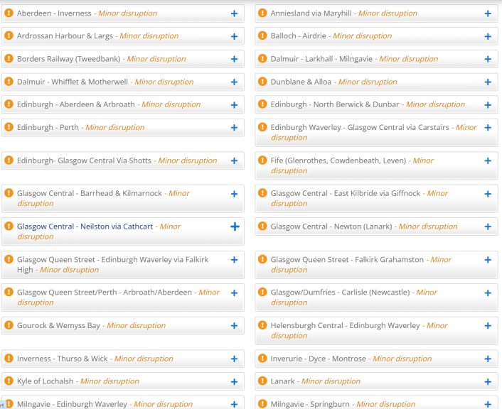 Train service chaos as driver 'signalling fault' causes nationwide ...