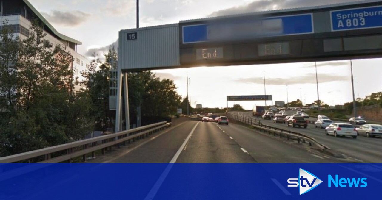 Traffic disrupted after rush hour crash closes M8 junction | STV News