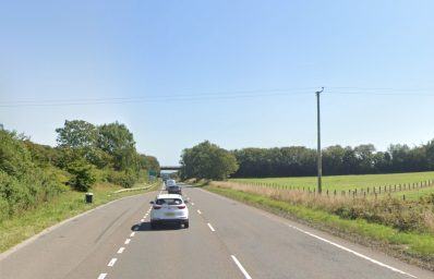 Two-vehicle crash closes road on A75 as drivers urged to avoid area ...