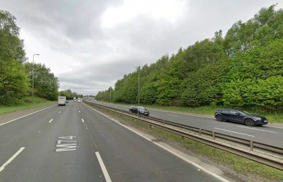 M74 restricted after rush hour crash as drivers warned to expect delays ...
