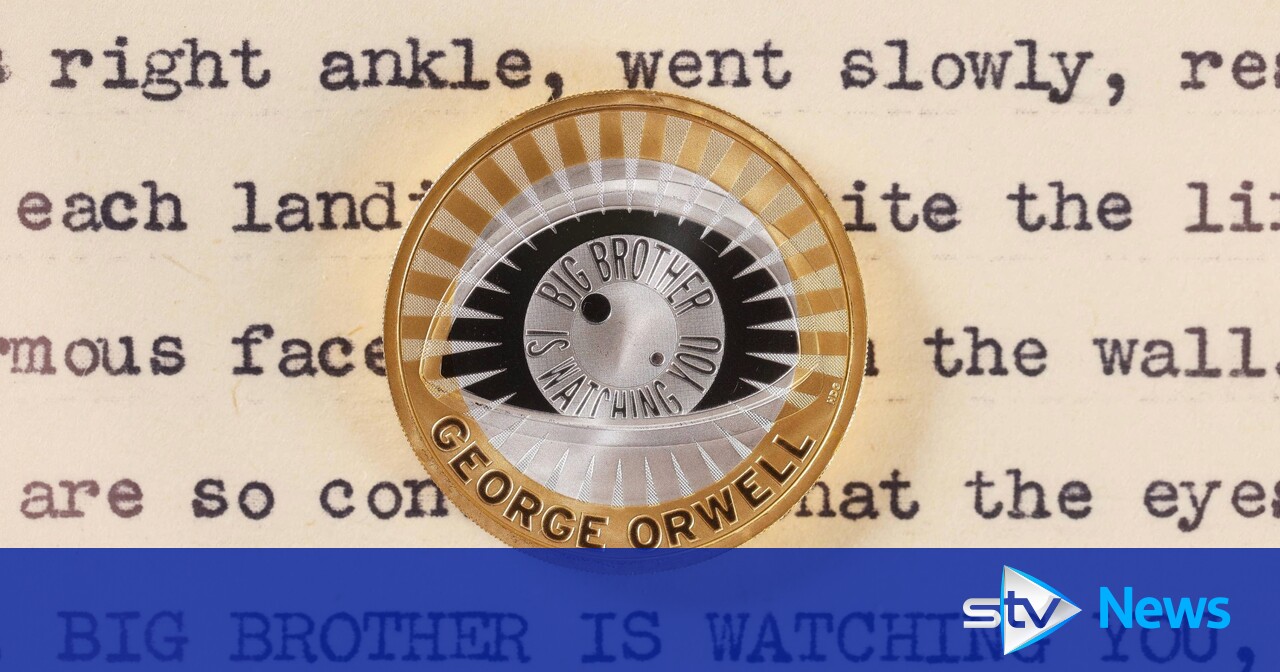 George Orwell commemorative £2 coin to be released by the Royal Mint | STV News