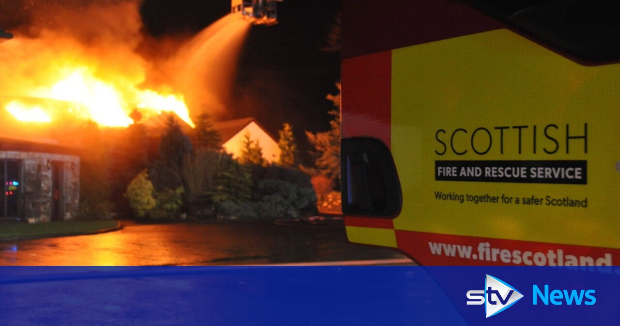 Crews remain in attendance at building after fire in Aberdeen | STV News