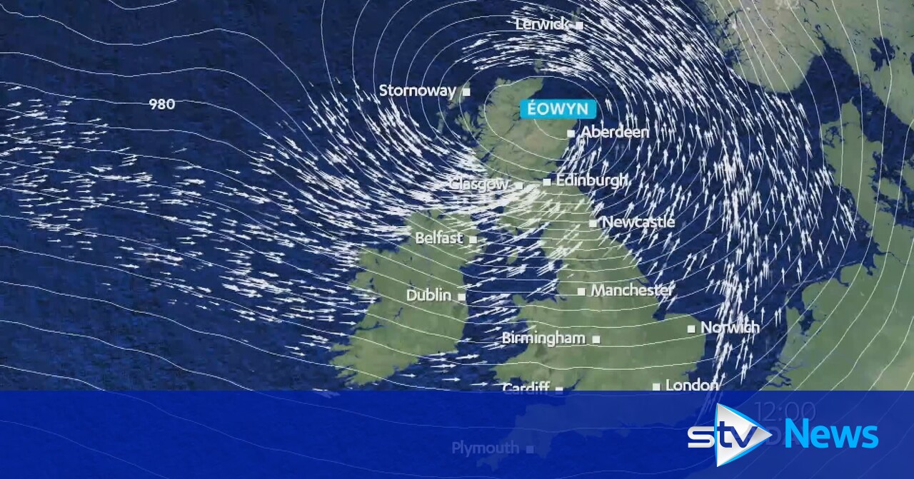 Storm Eowyn timeline - Sean Batty | STV News