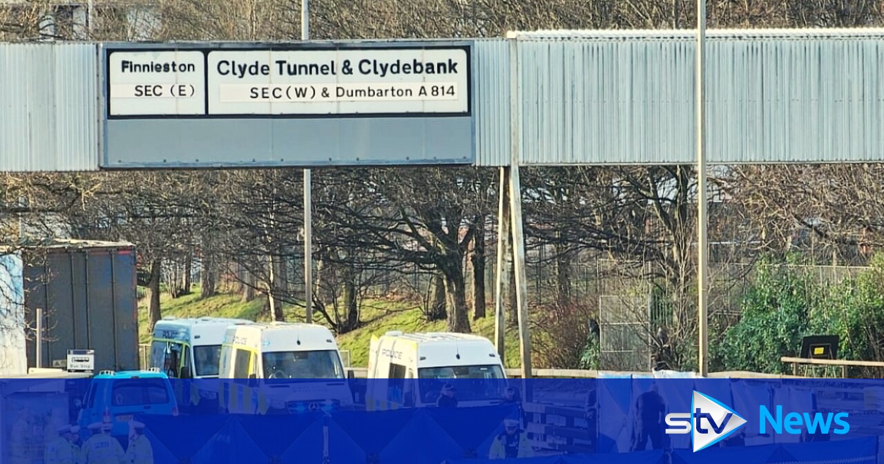 Clydeside Expressway in Glasgow closed after pedestrian hit by vehicle ...