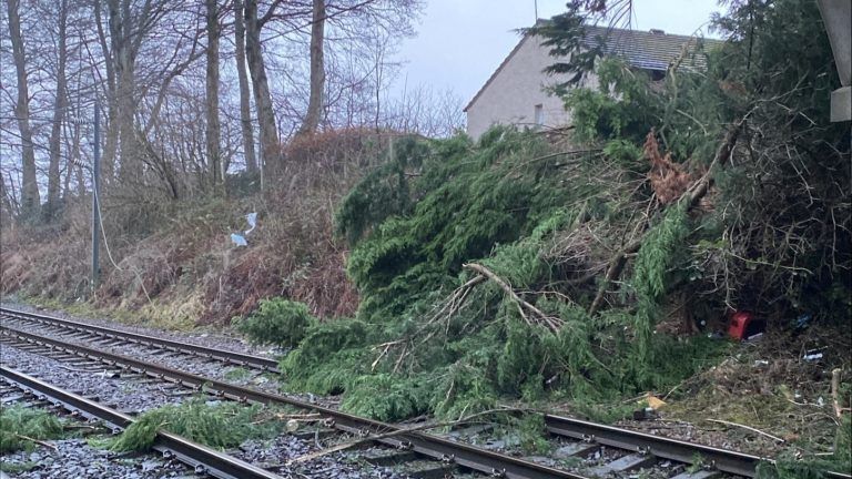 ScotRail services to remain suspended after Storm Eowyn causes ...