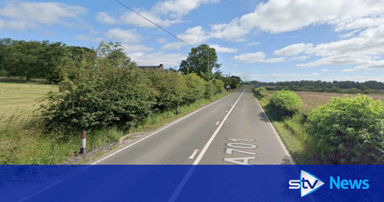 Two people taken to hospital after crash closes A701 in Dumfries and ...