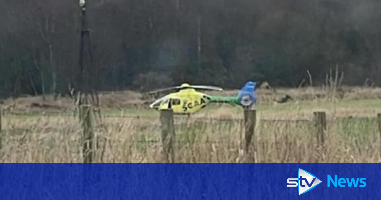 A90 shut for 12 hours after crash sees one person airlifted to hospital ...