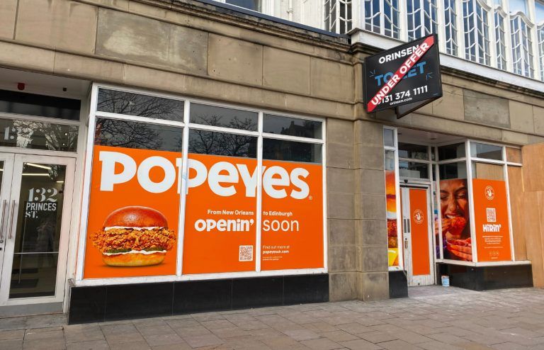 Popeyes announce first Edinburgh restaurant as fried chicken chain ...