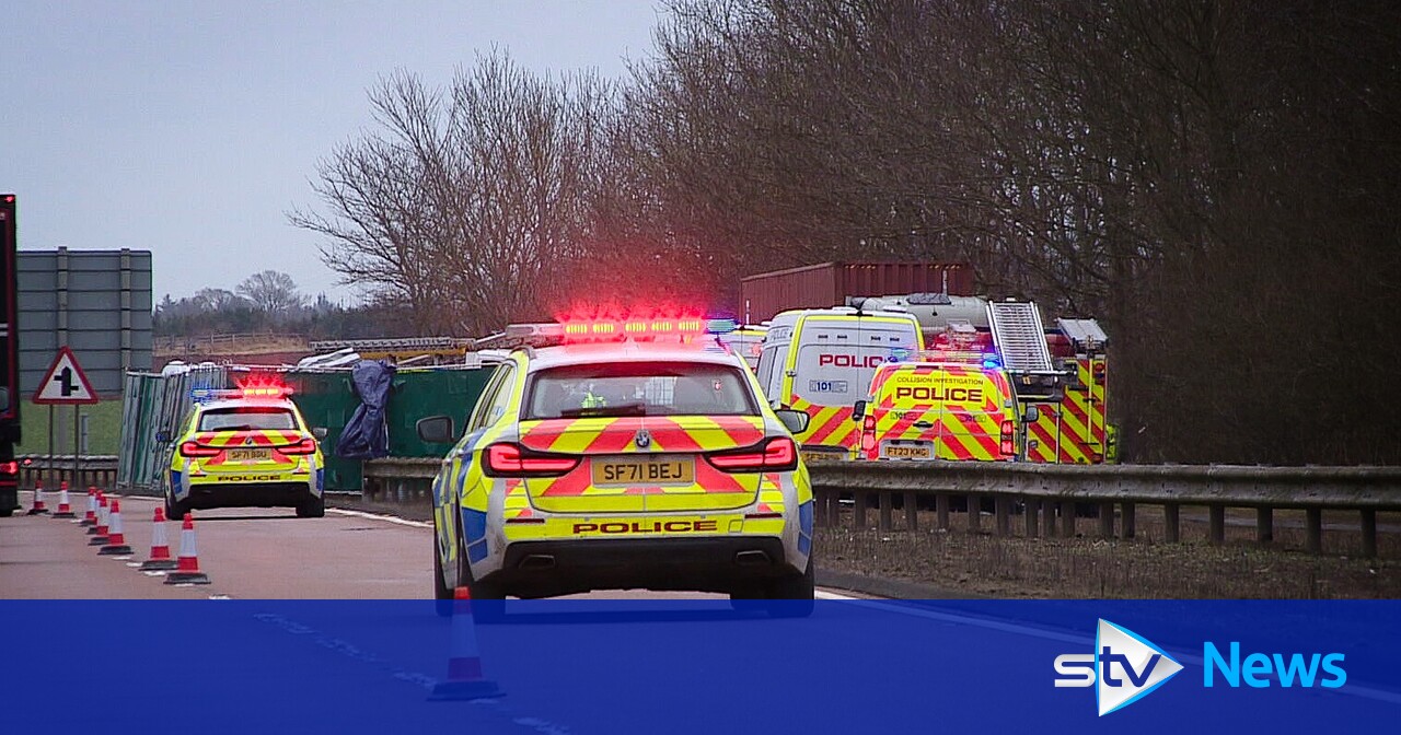 Passenger who died in A90 crash involving lorry and van named | STV News