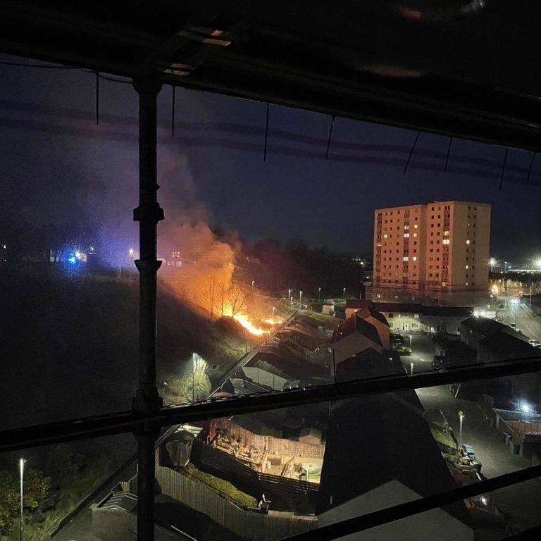Scottish Fire Service called to Fife park after blaze takes hold of ...