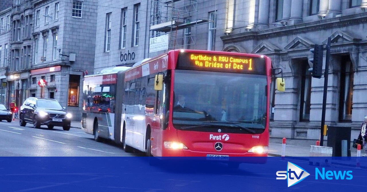 Aberdeen's iconic 'bendy bus' to make final trip through the city | STV ...