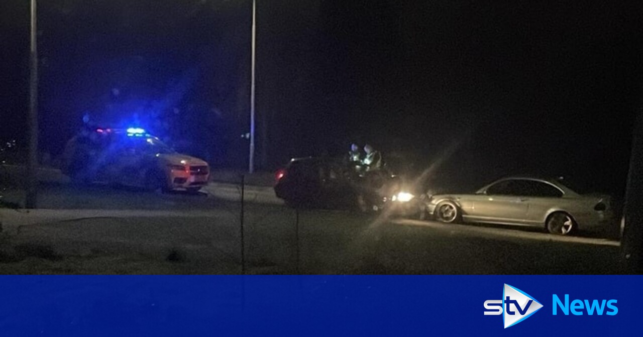Manhunt launched after driver fled on foot following Fife car chase ...