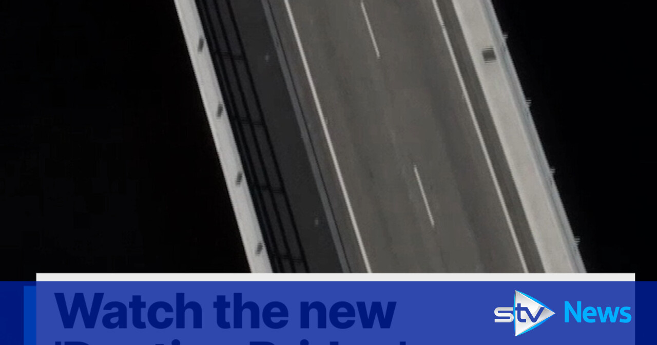 Watch the new ‘Destiny Bridge’ from bird’s-eye view | STV News
