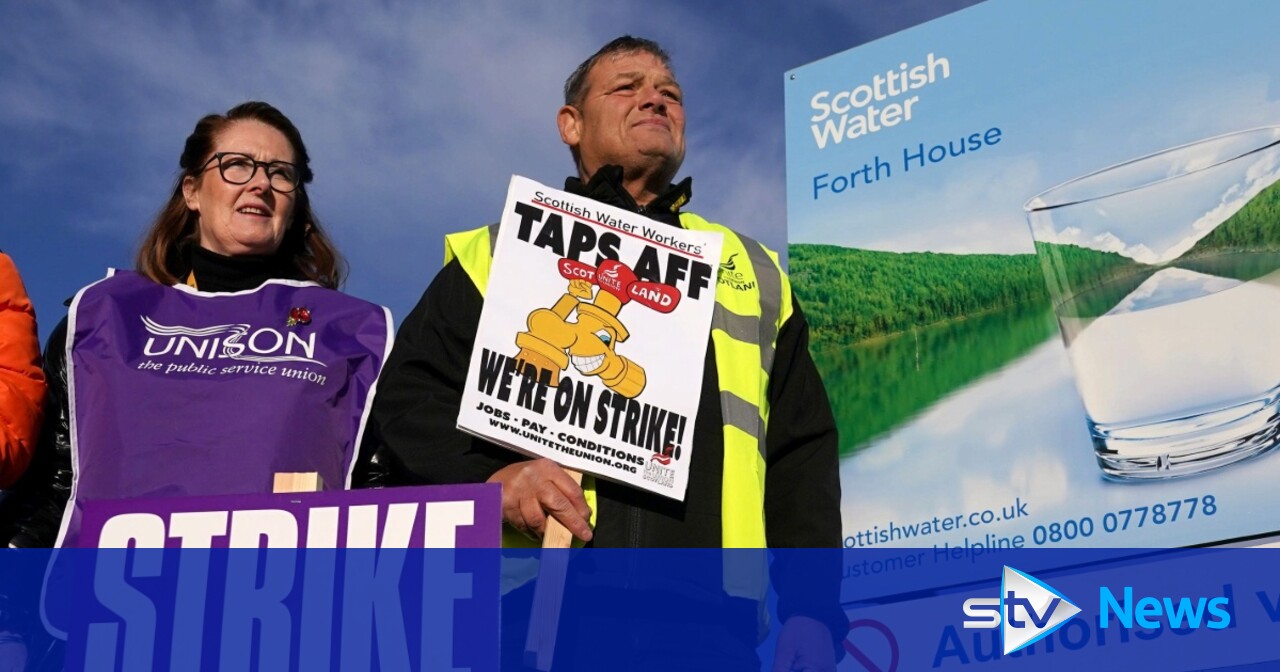 Disruption warning as Scottish Water staff begin two-day strike | STV News