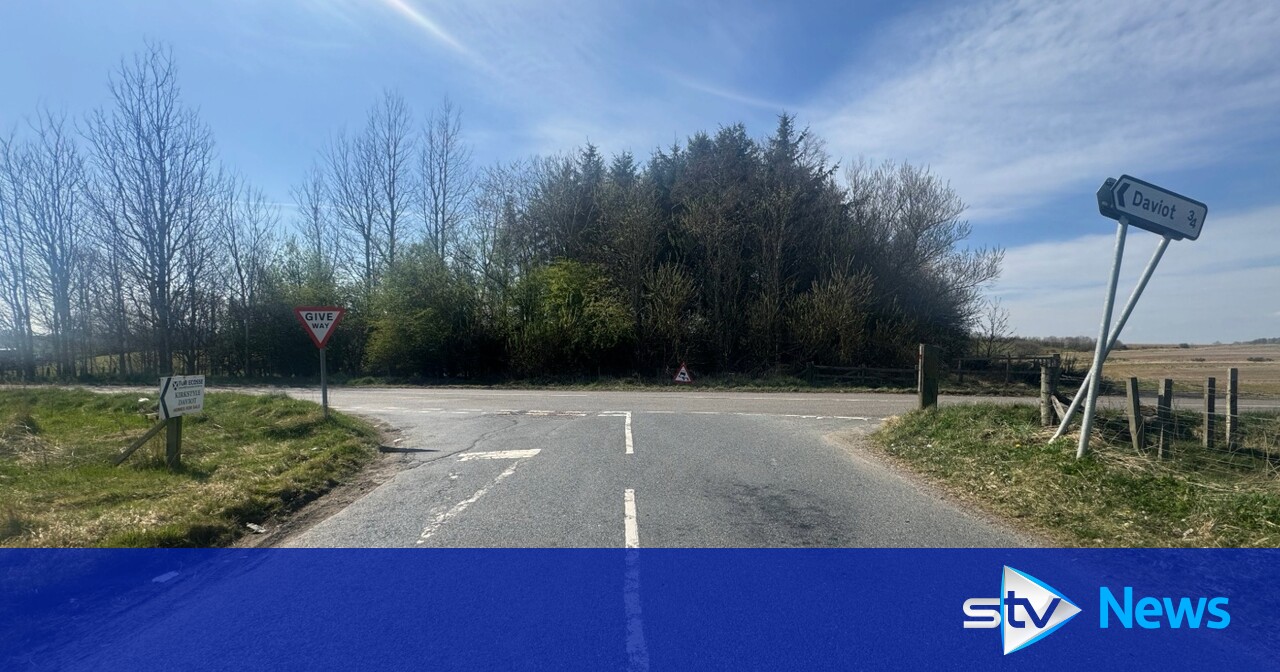 Motorcyclist fighting for life after crash involving two cars in Aberdeenshire | STV News