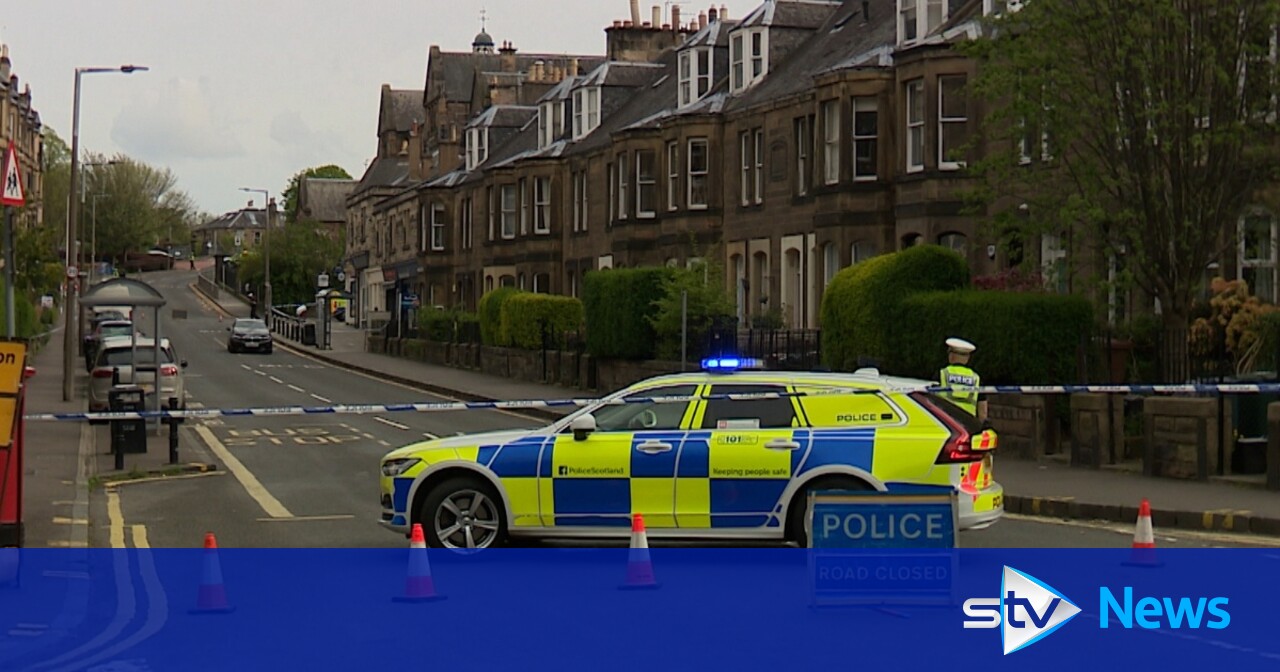 Ashley Terrace in Edinburgh closed in both directions after crash as ...