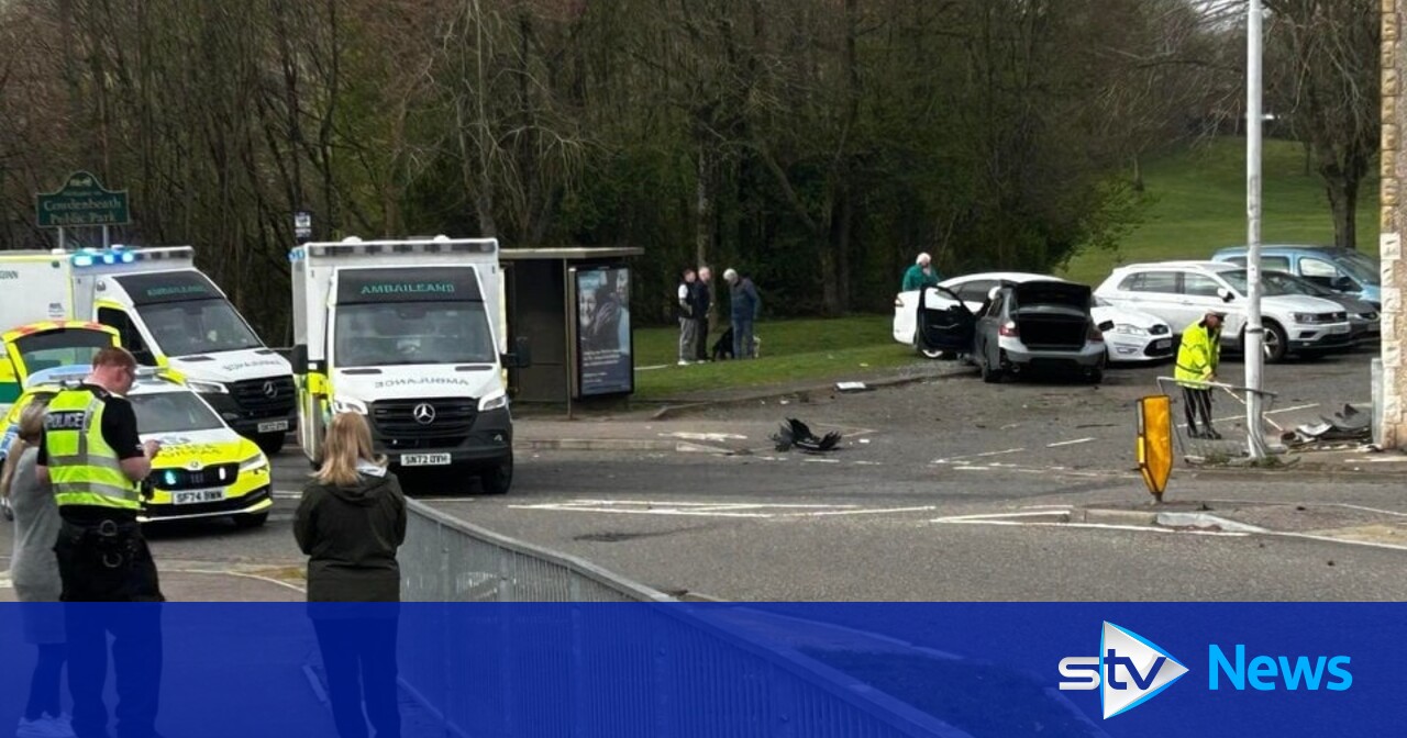 Emergency response after Cowdenbeath crash leaves person in hospital ...