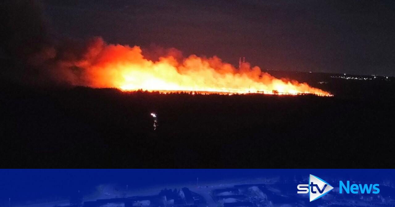 Firefighters still battling 'large' wildfire that burned overnight in ...