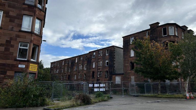 Demolition of Port Glasgow estate dubbed 'Scotland's Chernobyl' to ...