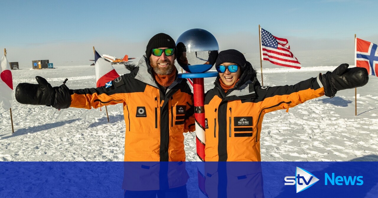 Aberdeen explorers set world record for North Pole expedition in ...