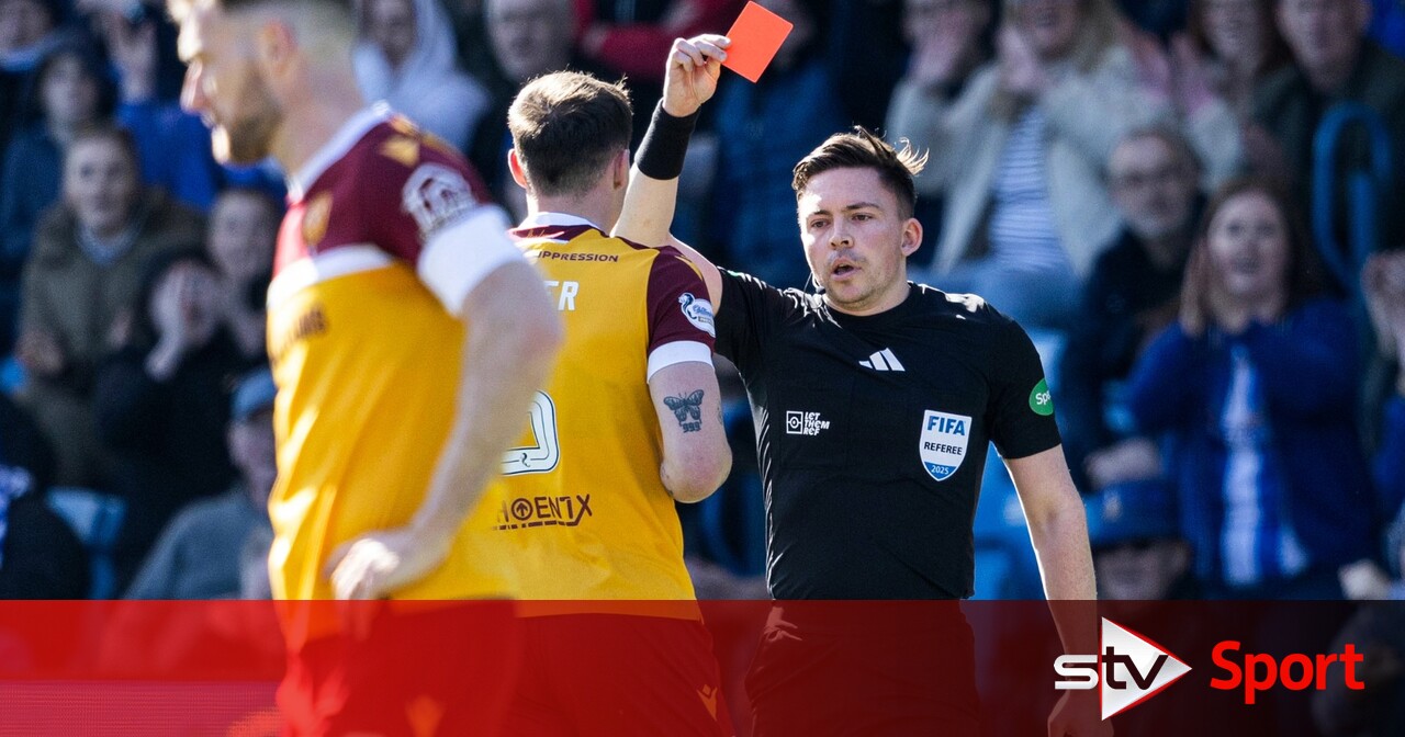 Motherwell slam VAR use after winning Kofi Balmer red card appeal | STV ...