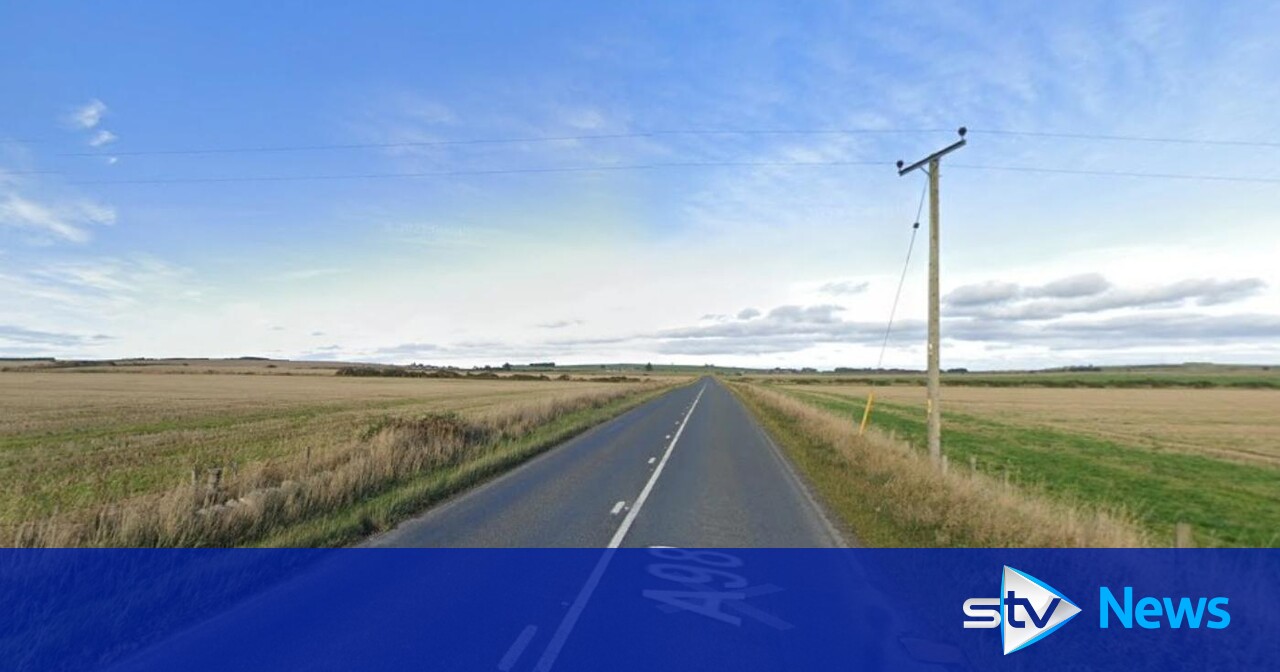 Woman dies and three taken to hospital after car and van crash on A98 ...