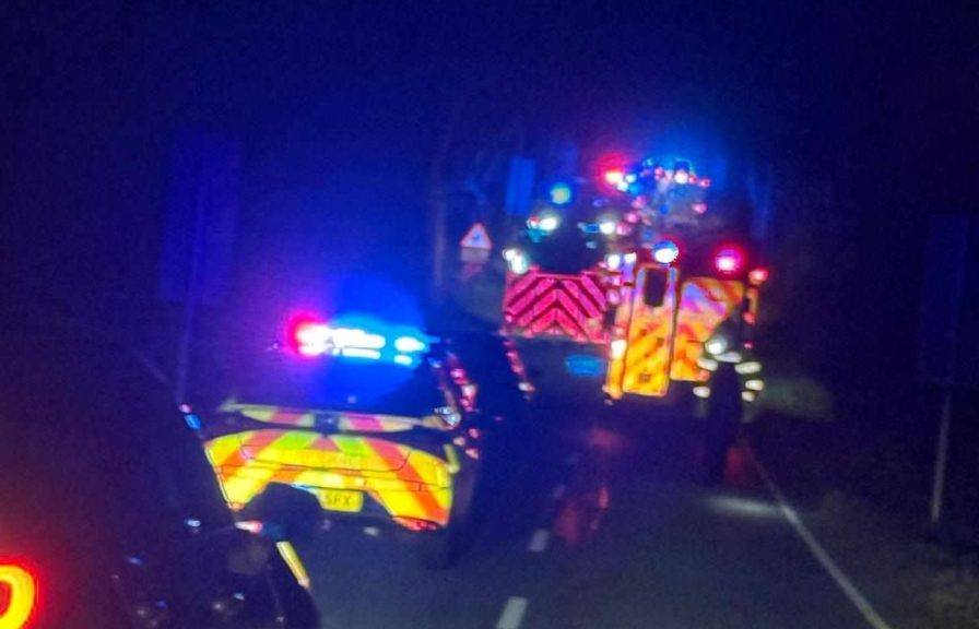 Ten people taken to hospital after three-car crash near Inverness | STV ...
