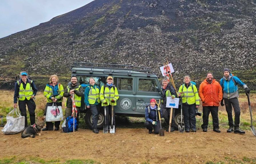 Thousands of trees planted at Glen Rosa on Isle of Arran after wildfire ...