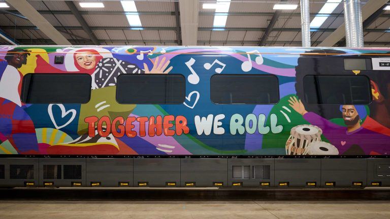 New ‘vibrant’ train design celebrates ethnicity of workforce | STV News