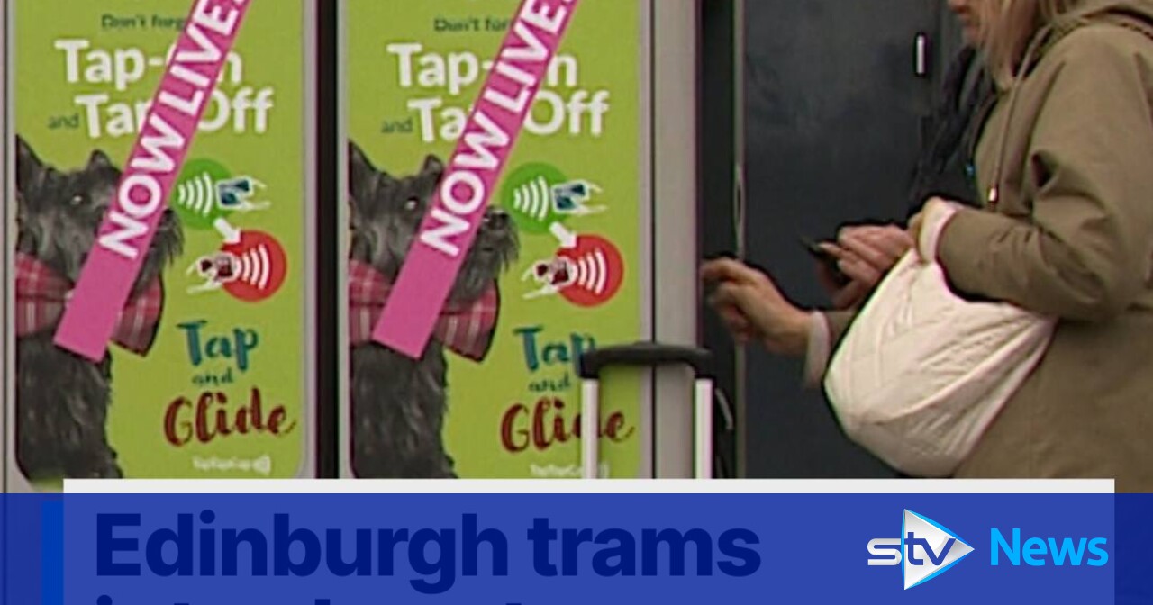 Edinburgh trams introduce tap on, tap off system | STV News