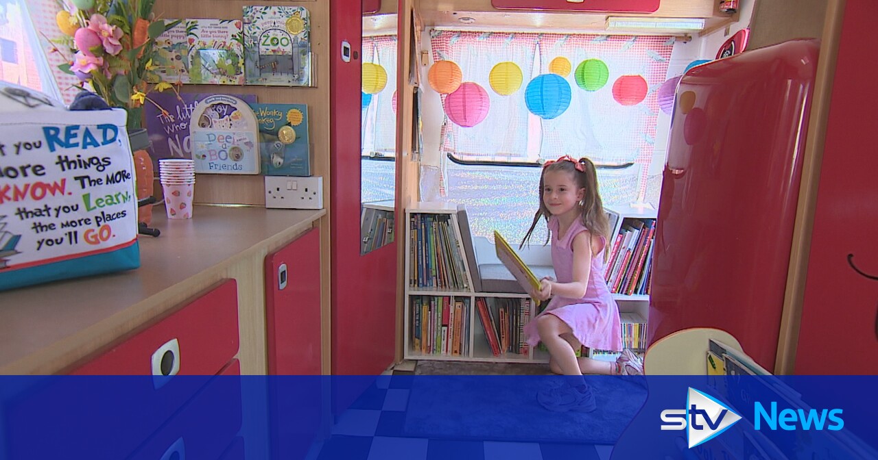 Five-year-old Dundee girl opens community library after local branch ...