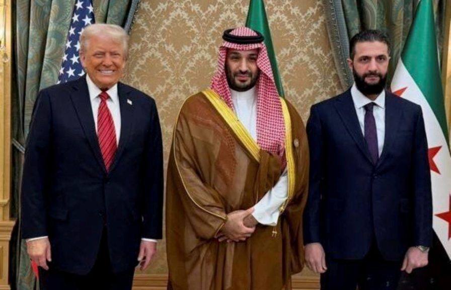 Trump meets Syria’s former-insurgent-turned-leader in Saudi Arabia ...