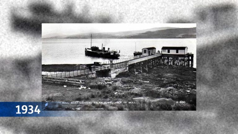 Salen Pier on Isle of Mull gets visit from the Waverley after ...