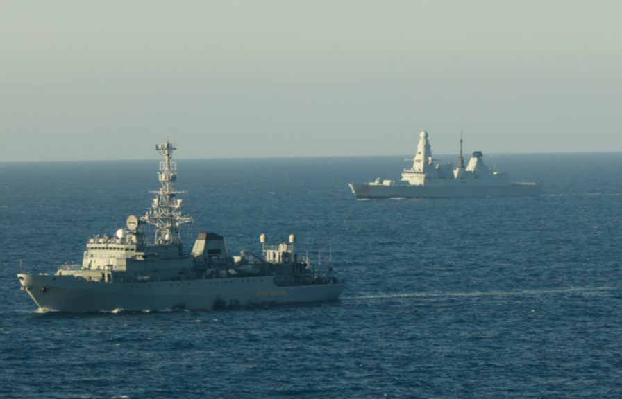 Royal Navy monitors Russian activity in waters off the Outer Hebrides ...