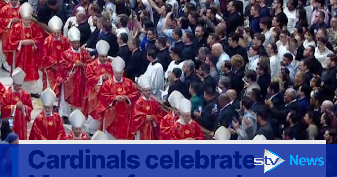 Cardinals celebrate Mass before conclave to elect new pope | STV News