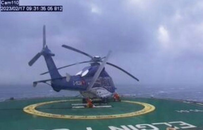 Helicopter blade which broke off during Storm Otto in North Sea 'almost ...