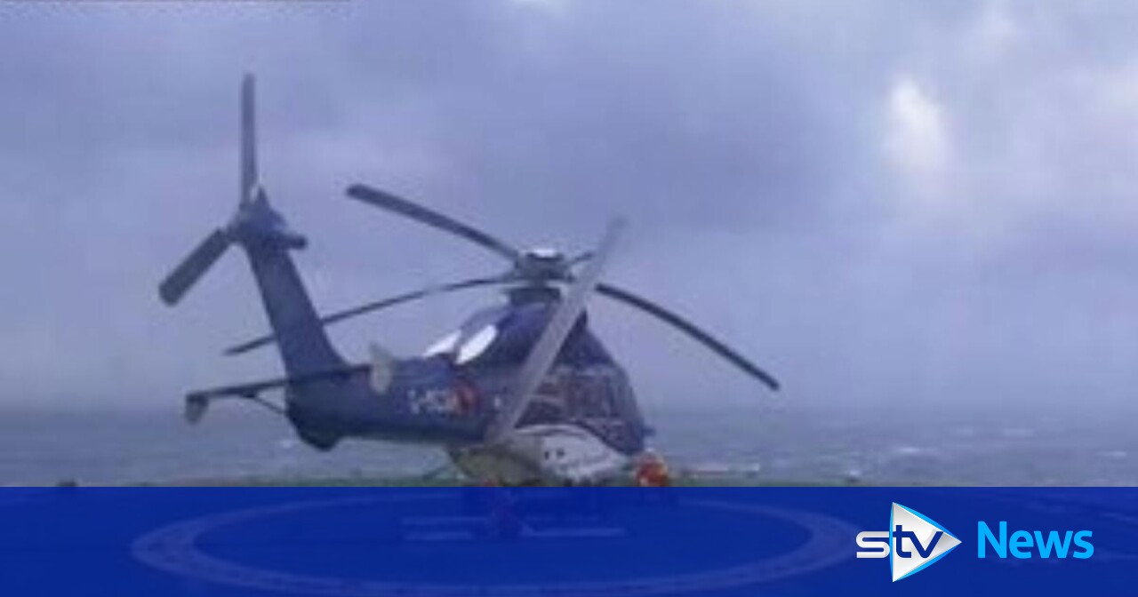 Helicopter blade which broke off during Storm Otto in North Sea 'almost ...