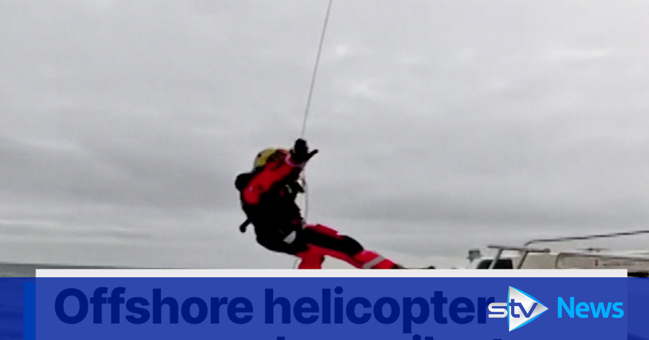 Offshore helicopter crew reaches milestone with 1,000 taskings | STV News