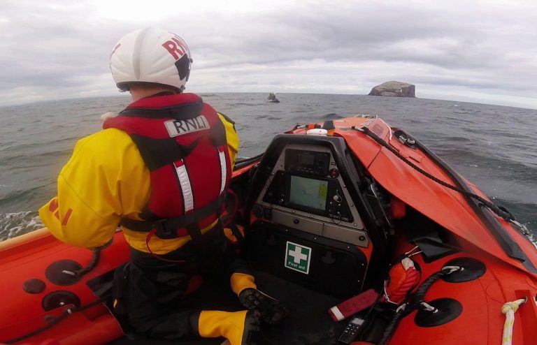Two rescued from inflatable kayak blown out to sea by strong winds near ...