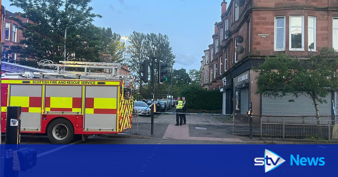 Man arrested and area taped off following disturbance in flat | STV News