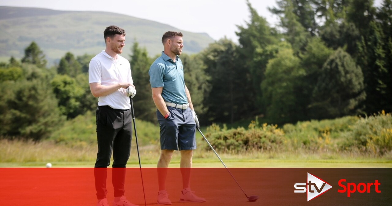 Football stars join Andy Robertson's Gleneagles charity golf day with ...