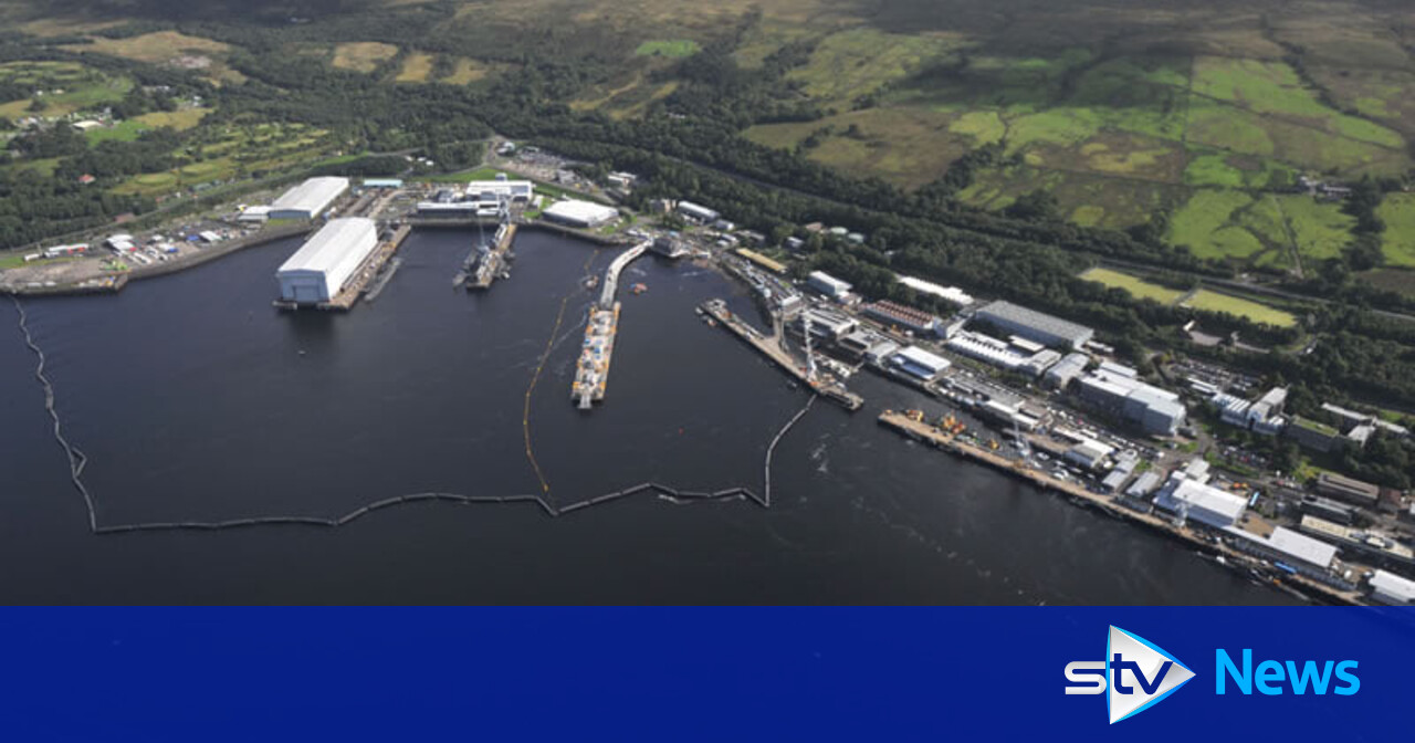 Major £250m redevelopment announced for Faslane naval base | STV News