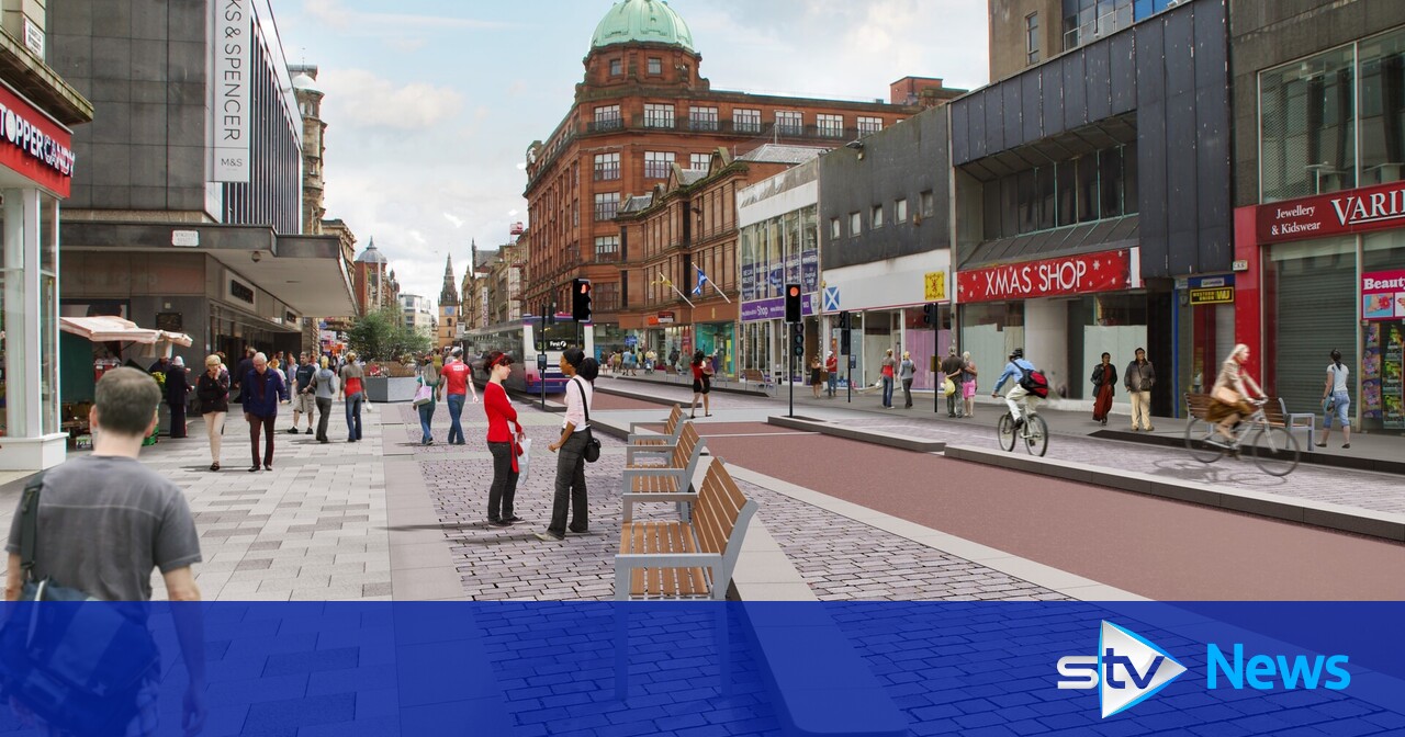New images of Argyle Street redesign released as part of Glasgow ...