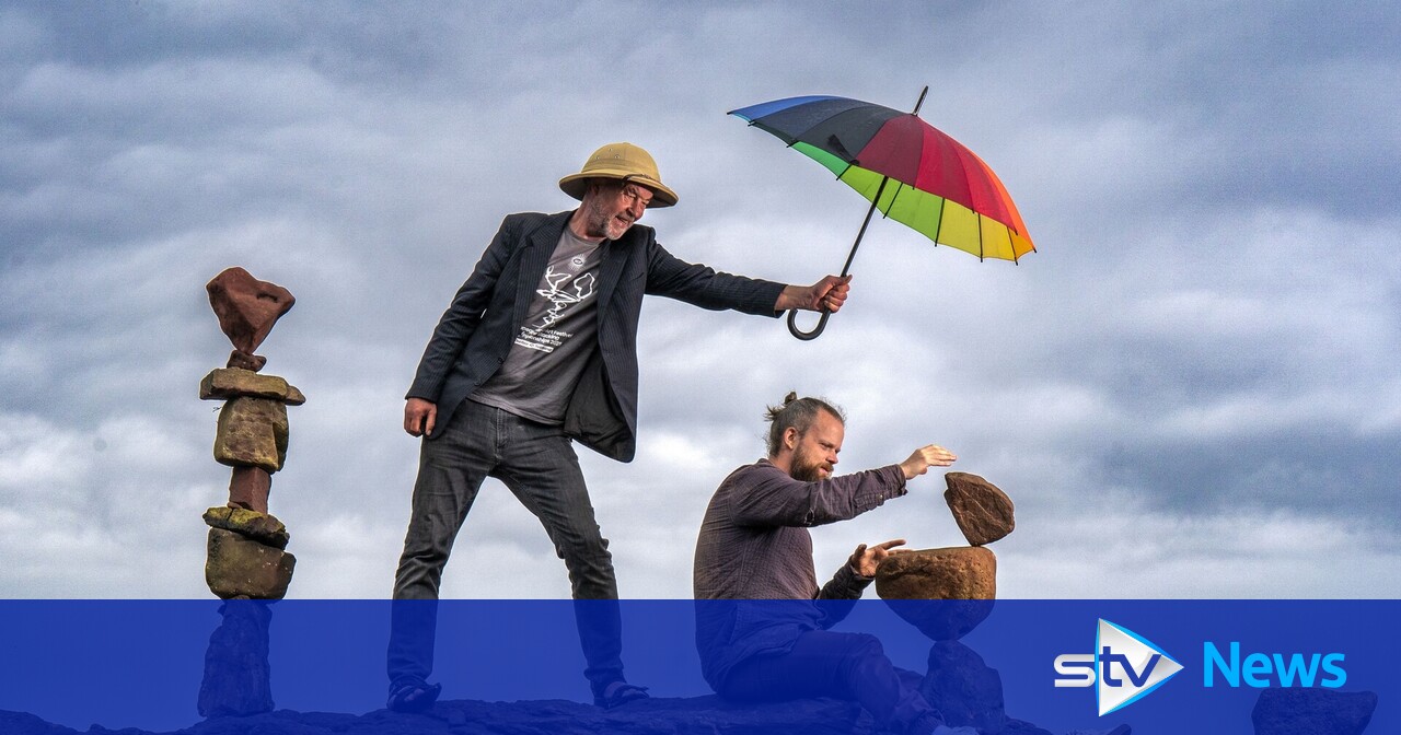 Competitors head to beach in Scotland for European stone stacking ...