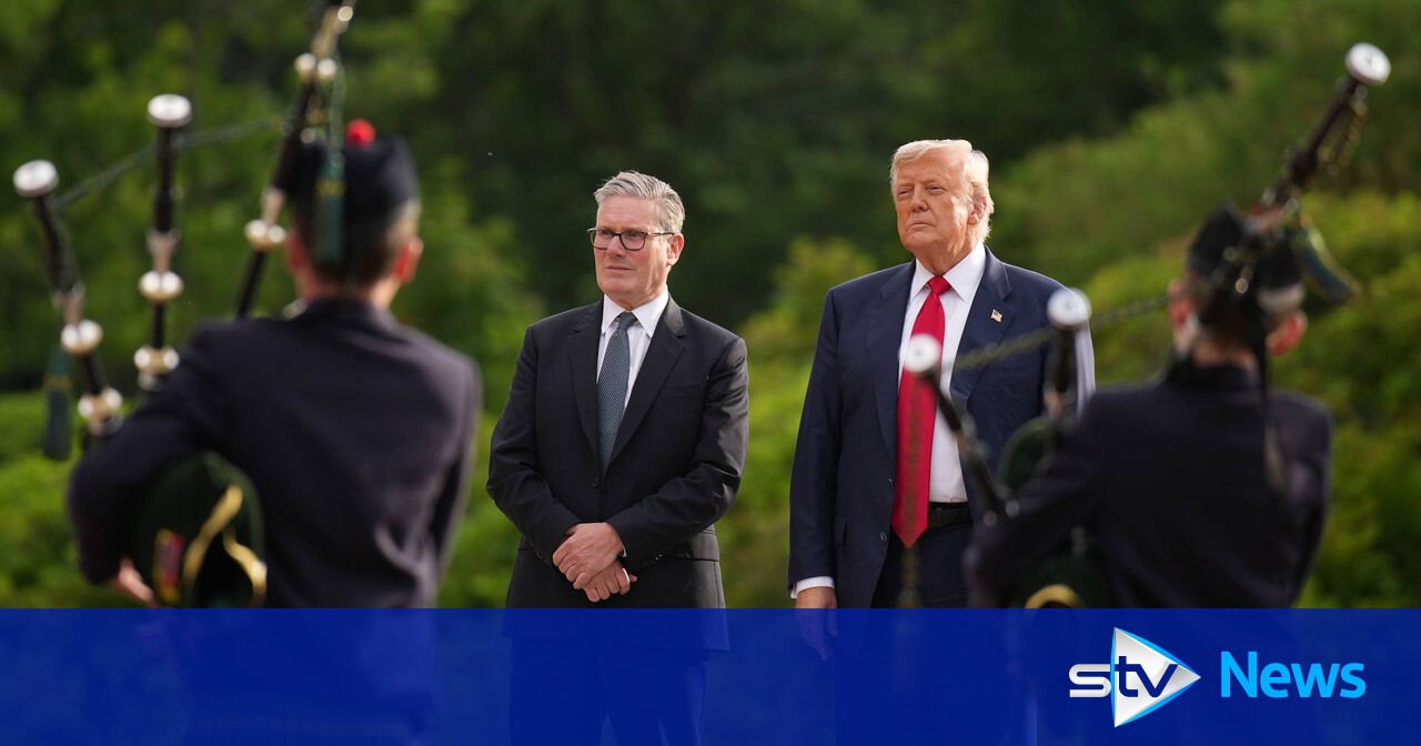 Donald Trump's visit to Scotland in pictures | STV News
