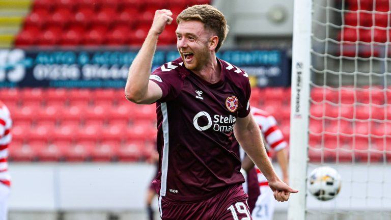 Stuart Findlay delighted with debut goal as Hearts score four again ...