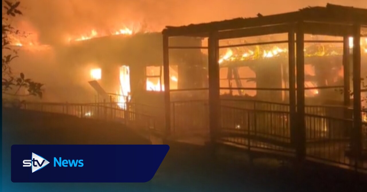 Homes evacuated as firefighters tackle 'large' blaze at former school ...