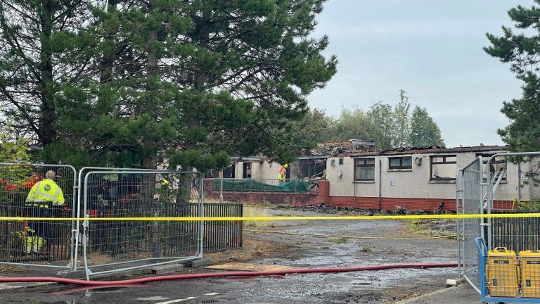 Homes evacuated as firefighters tackle 'large' blaze at former school ...