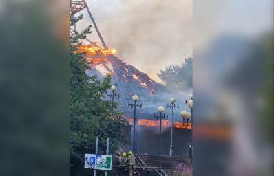Fire crews on scene of Cumbernauld church fire as 'landmark' building ...